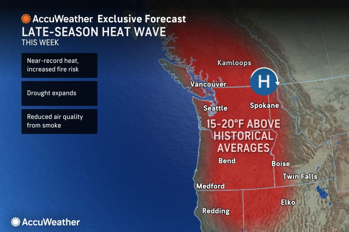 Map Shows States Facing Late-Summer Heat Wave as Warnings Issued - Newsweek
