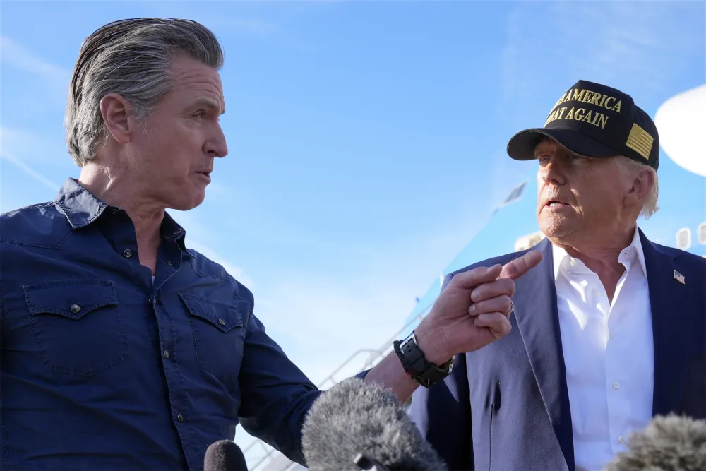 Gavin Newsom Mocks Donald Trump Over New Threat - Newsweek