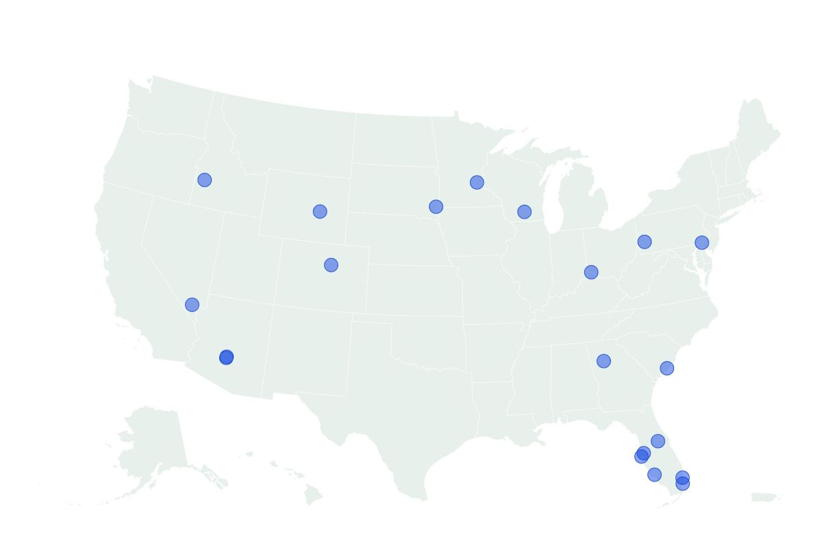 Map Shows Best Places to Retire - Newsweek