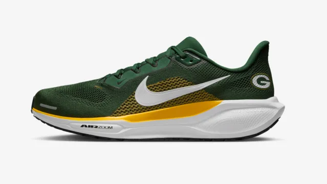 How to Buy Green Bay Packers Nike Air Pegasus 41 Sneakers: Shop New NFL ...
