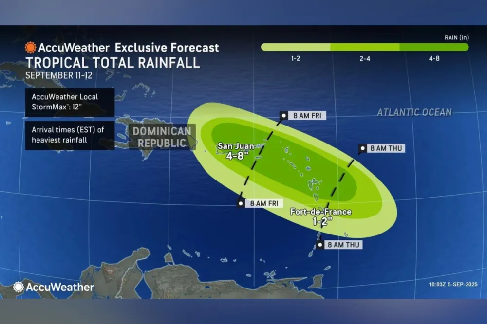 Tropical Storm Gabrielle Maps Show Where Potential Storm Could Strike ...