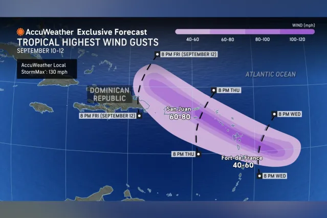 Tropical Storm Gabrielle Maps Show Where Potential Storm Could Strike ...