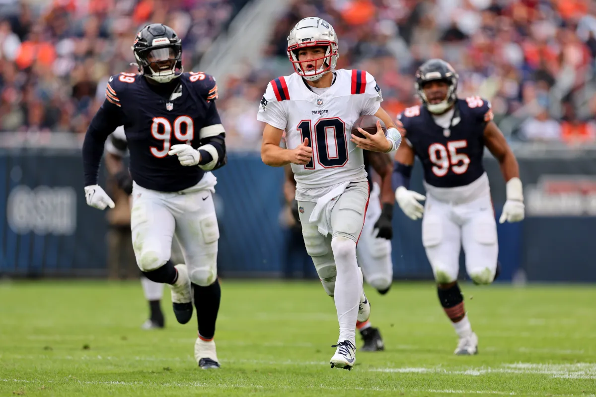 Bears GM Mocked Drake Maye's Game Film In Pre-Draft Process, New Report ...