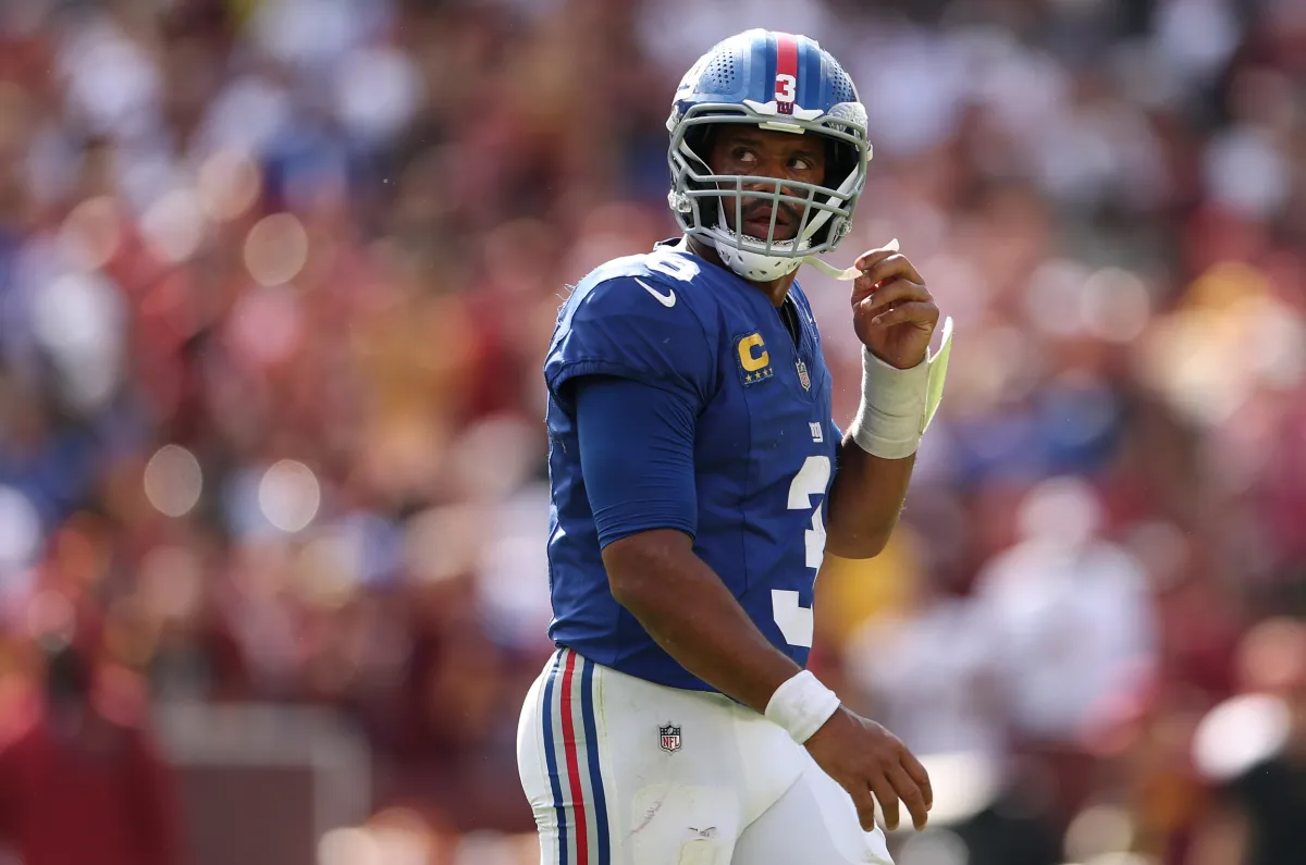 Giants' Russell Wilson Issues Cryptic Two-Word Response Amid Benching ...