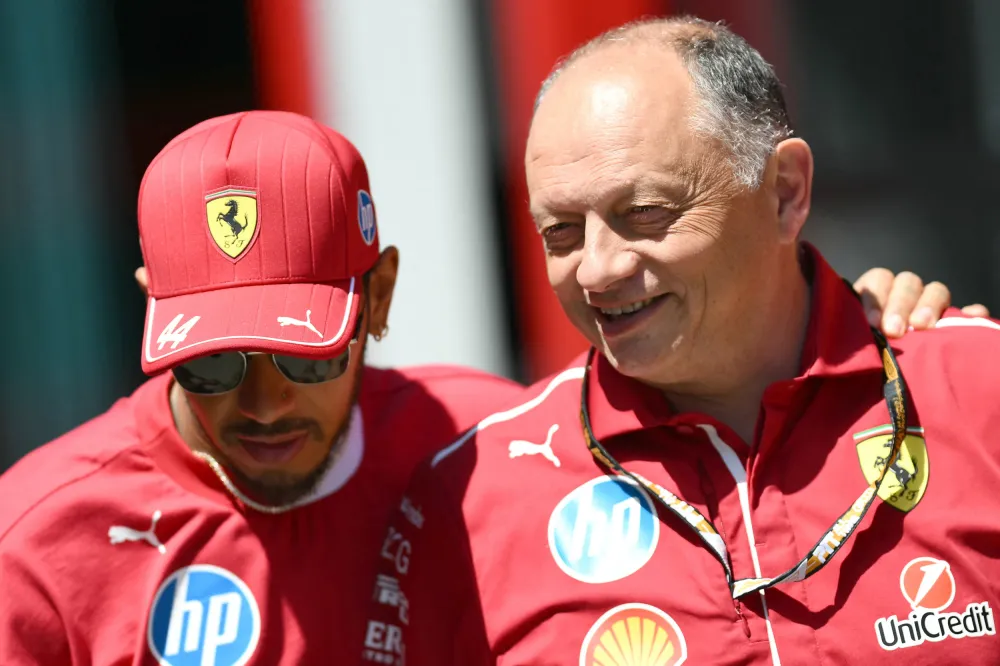 Ferrari Chief Breaks Silence on Lewis Hamilton's Podium Prospects in ...