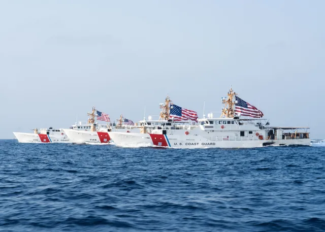 Trump says he redesigned new Coast Guard ships for aesthetic reasons ...
