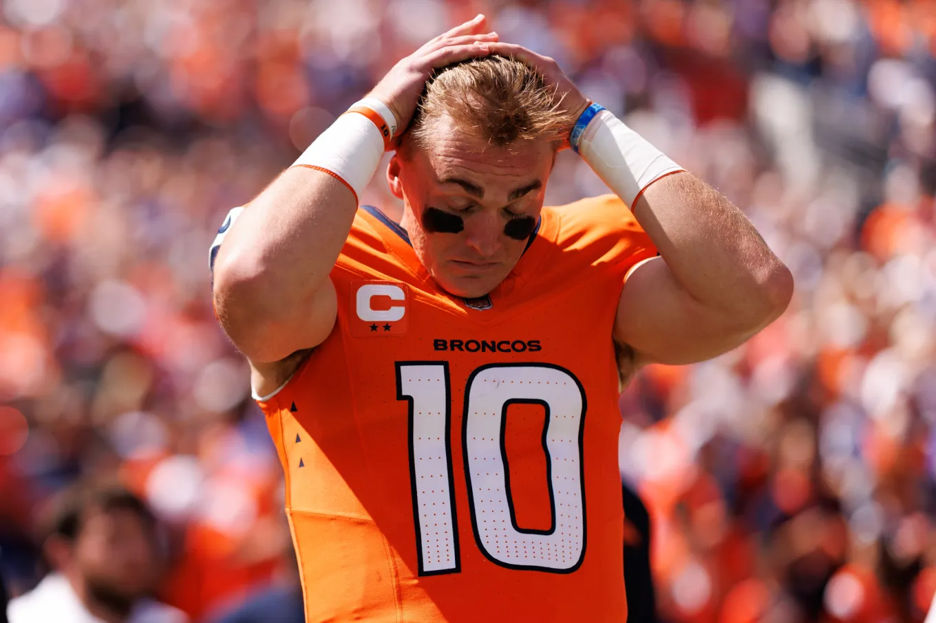 Broncos QB Bo Nix Had Intense Exchange With Sean Payton in Week 2 Loss ...
