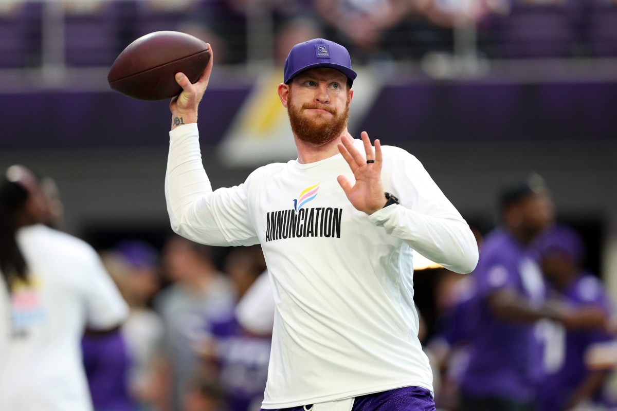 Vikings' Carson Wentz Has Strong Words on Taking Over for JJ McCarthy - Newsweek