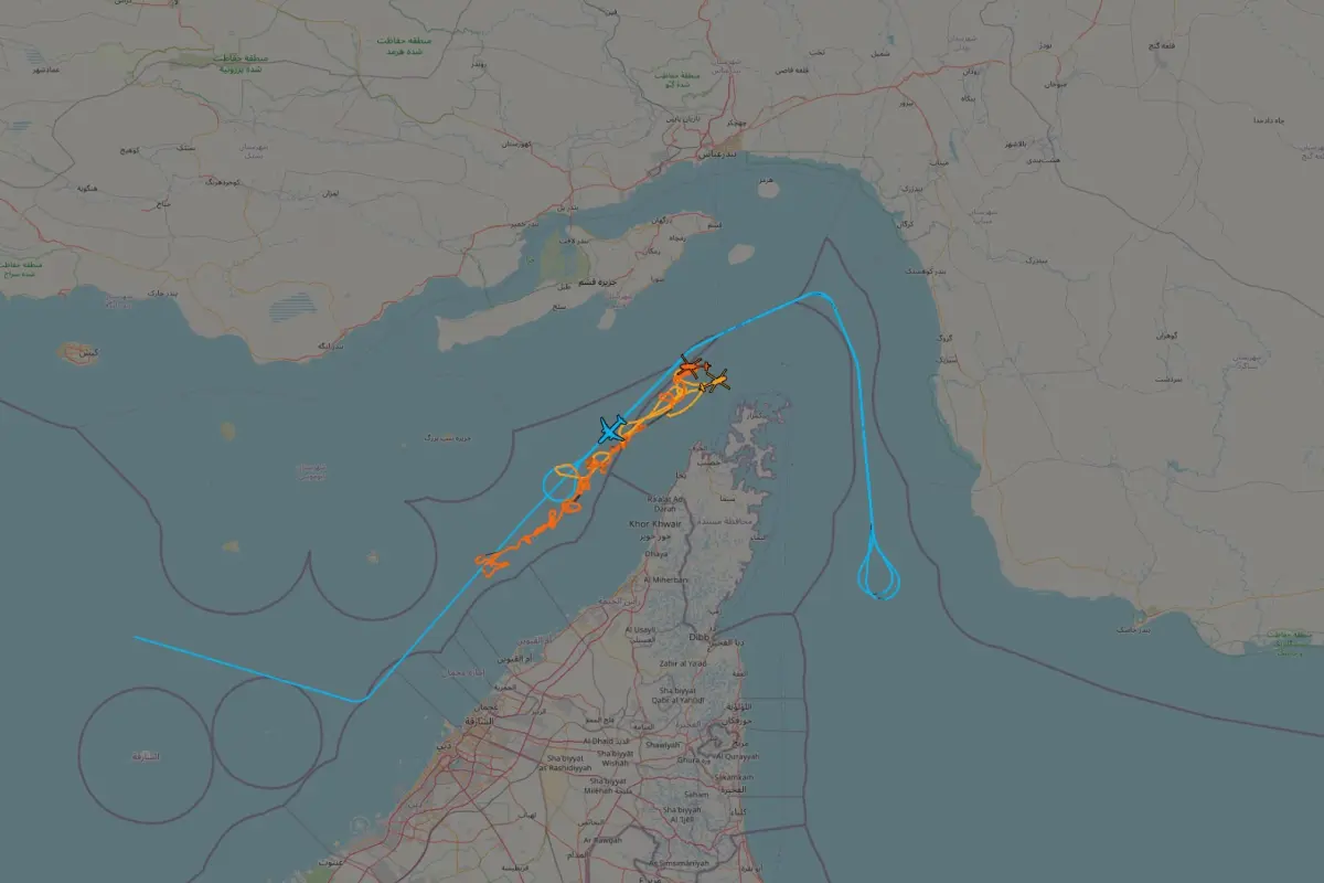 Flight Tracker Shows US Aircraft Carrier Sailing Near Iran - Newsweek