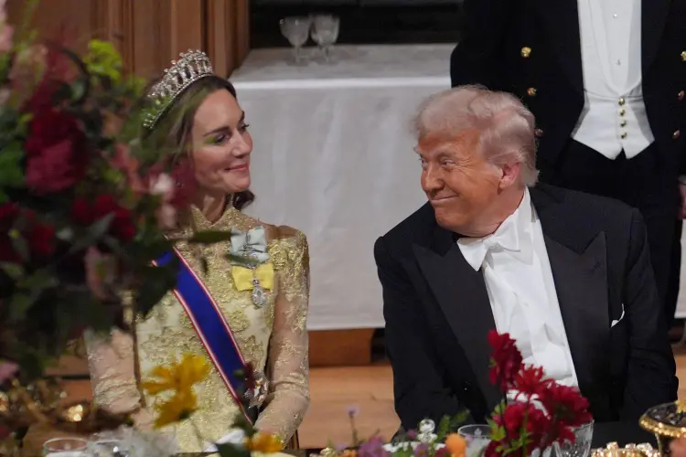 Donald Trump’s Awkward Move With Princess Kate Goes Viral - Newsweek