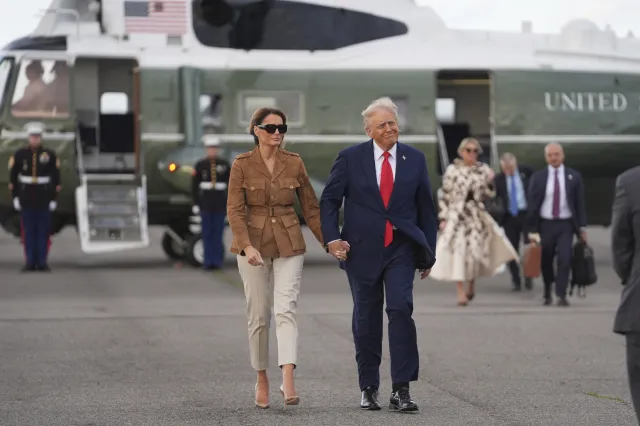 Donald Trump's Helicopter Marine One in Emergency Landing - Newsweek