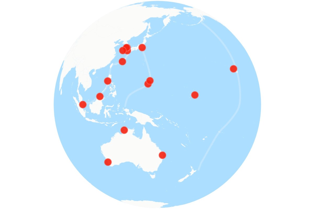 Map Shows US Nuclear Submarine Presence in Pacific Island Chains - Newsweek