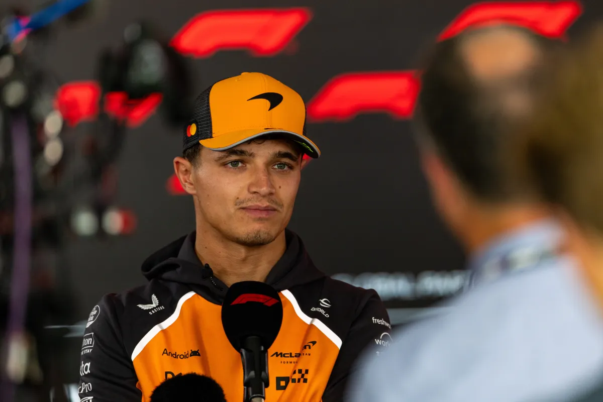 Lando Norris Reacts to Huge Setback in Azerbaijan GP Practice Session ...