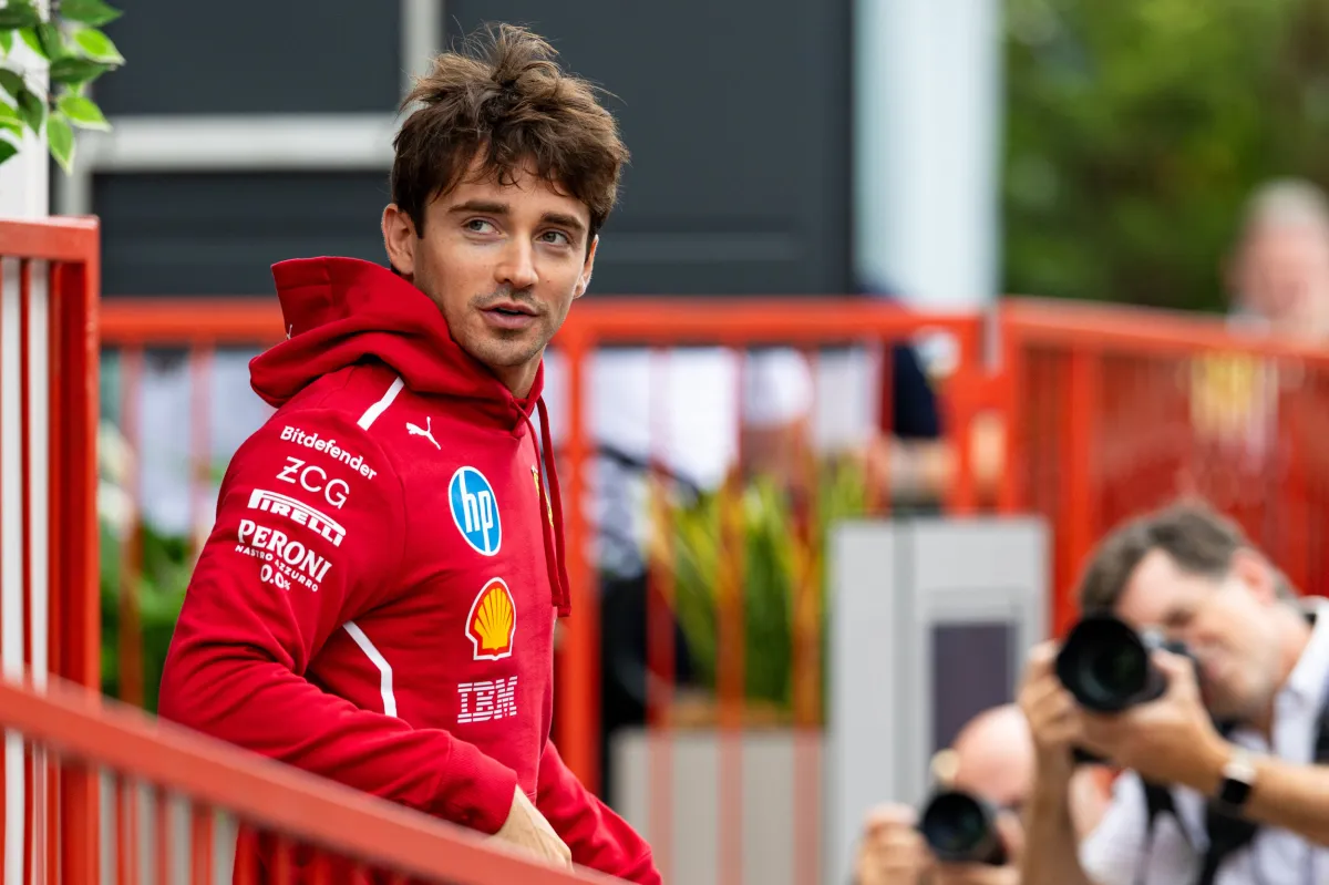 Charles Leclerc Sounds Alarm Despite Ferrari 1-2 at Azerbaijan Practice ...