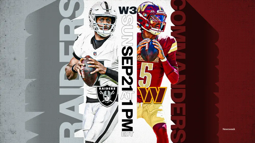 How to Watch Raiders vs Commanders for Free: Live Stream NFL Week 3, TV ...