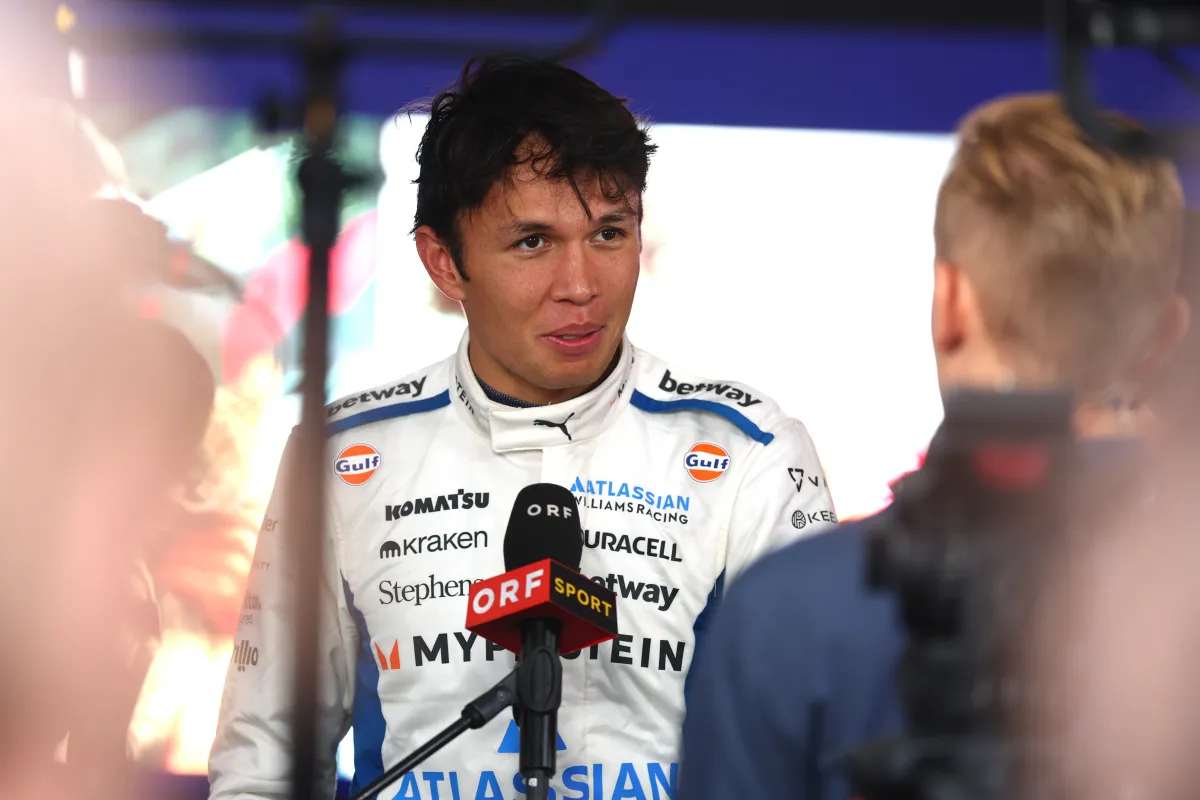 Alex Albon Reacts to Carlos Sainz's Podium Finish - 'Shake Off The Bad ...
