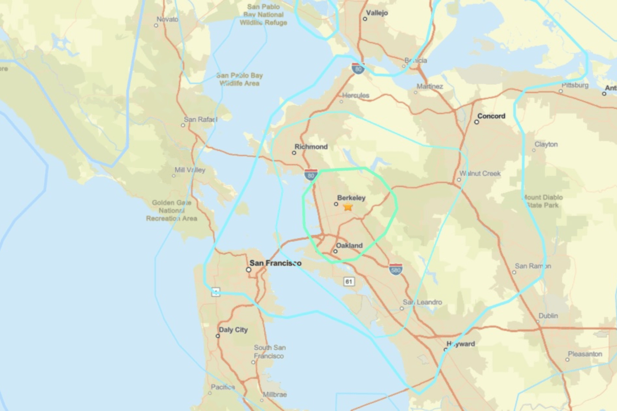 California Earthquake Shakes San Francisco, Berkeley Today - Newsweek