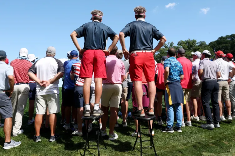 Viral Video Shows Power Line Exploding Over Ryder Cup Fans - Newsweek