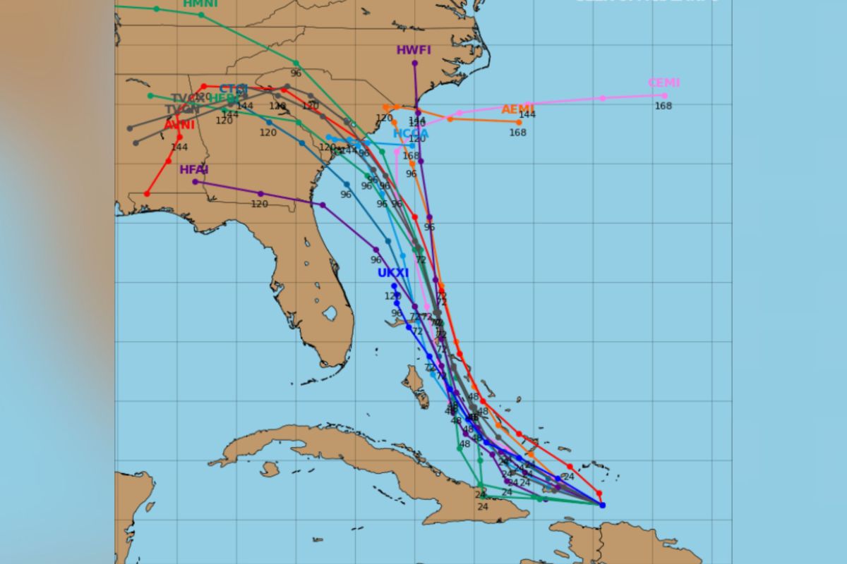 Tropical Storm Imelda Spaghetti Models: Where Potential Hurricane Could Hit - Newsweek