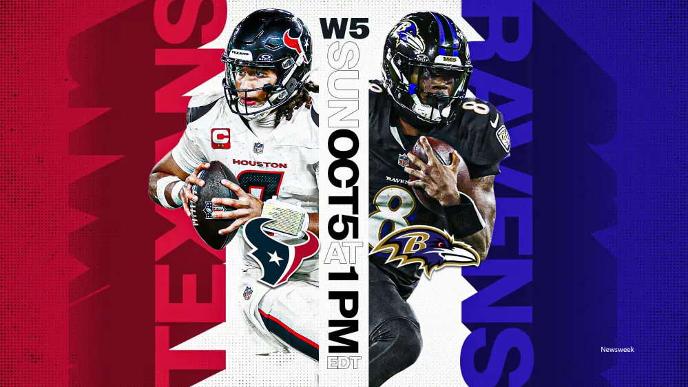 How to Watch Texans vs Ravens: Live Stream NFL Week 5, TV Channel - Newsweek