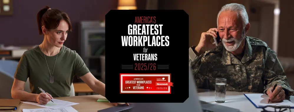 America’s Greatest Workplaces for Veterans 2025/26