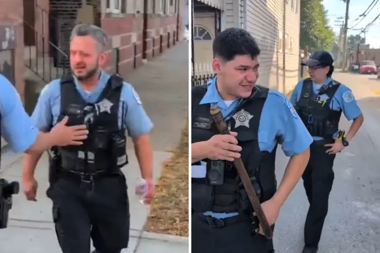 ICE Accidentally Tear Gases Chicago Police During Clash With Protesters ...
