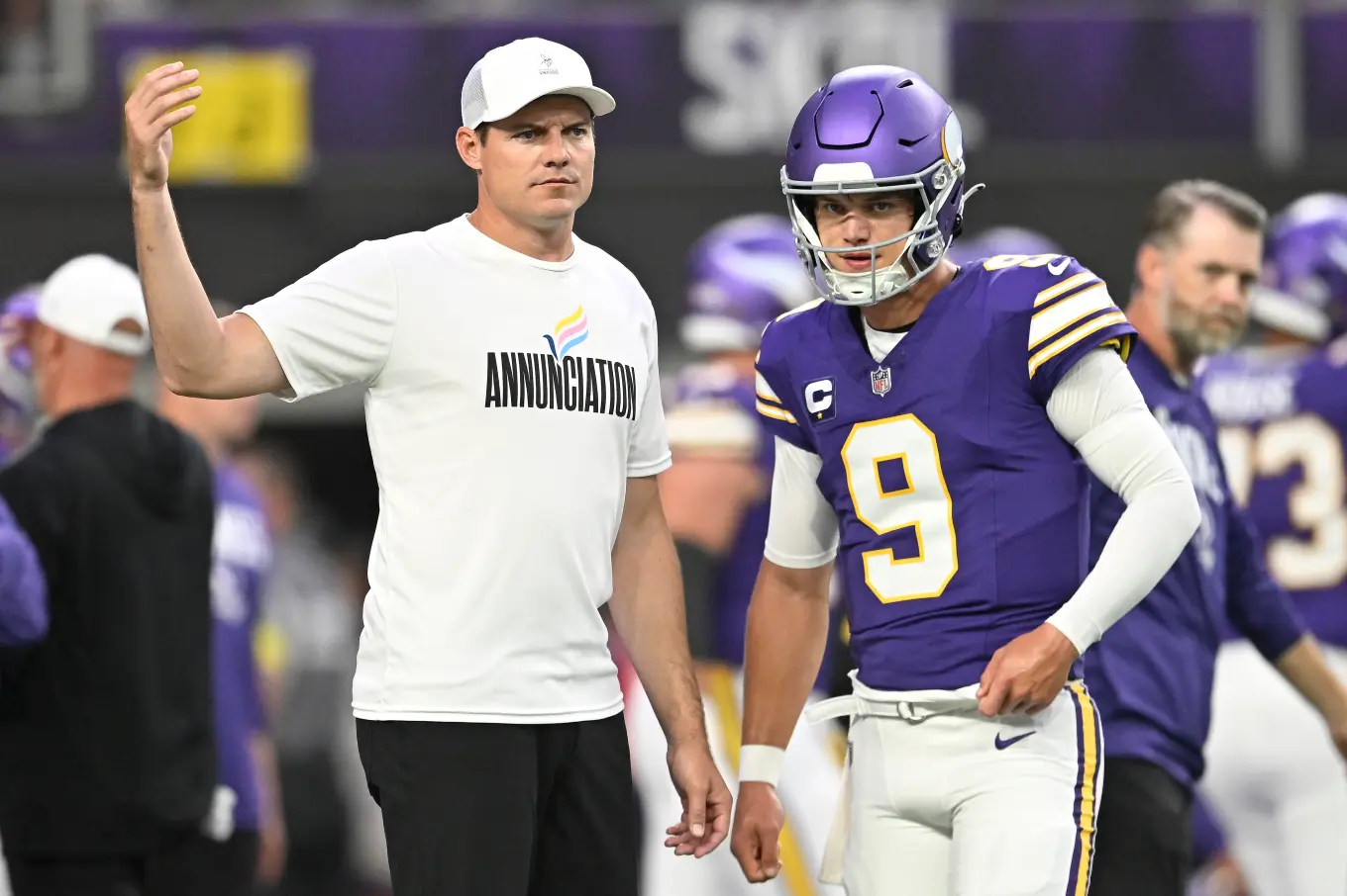 Jordan Addison Clears Up Vikings' JJ McCarthy, Carson Wentz QB Controversy - Newsweek