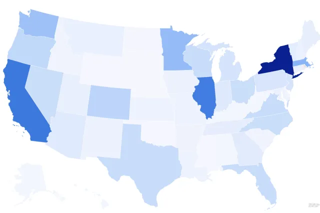 ‘No Kings’ Map Estimates Highest, Lowest Turnout by State - Newsweek