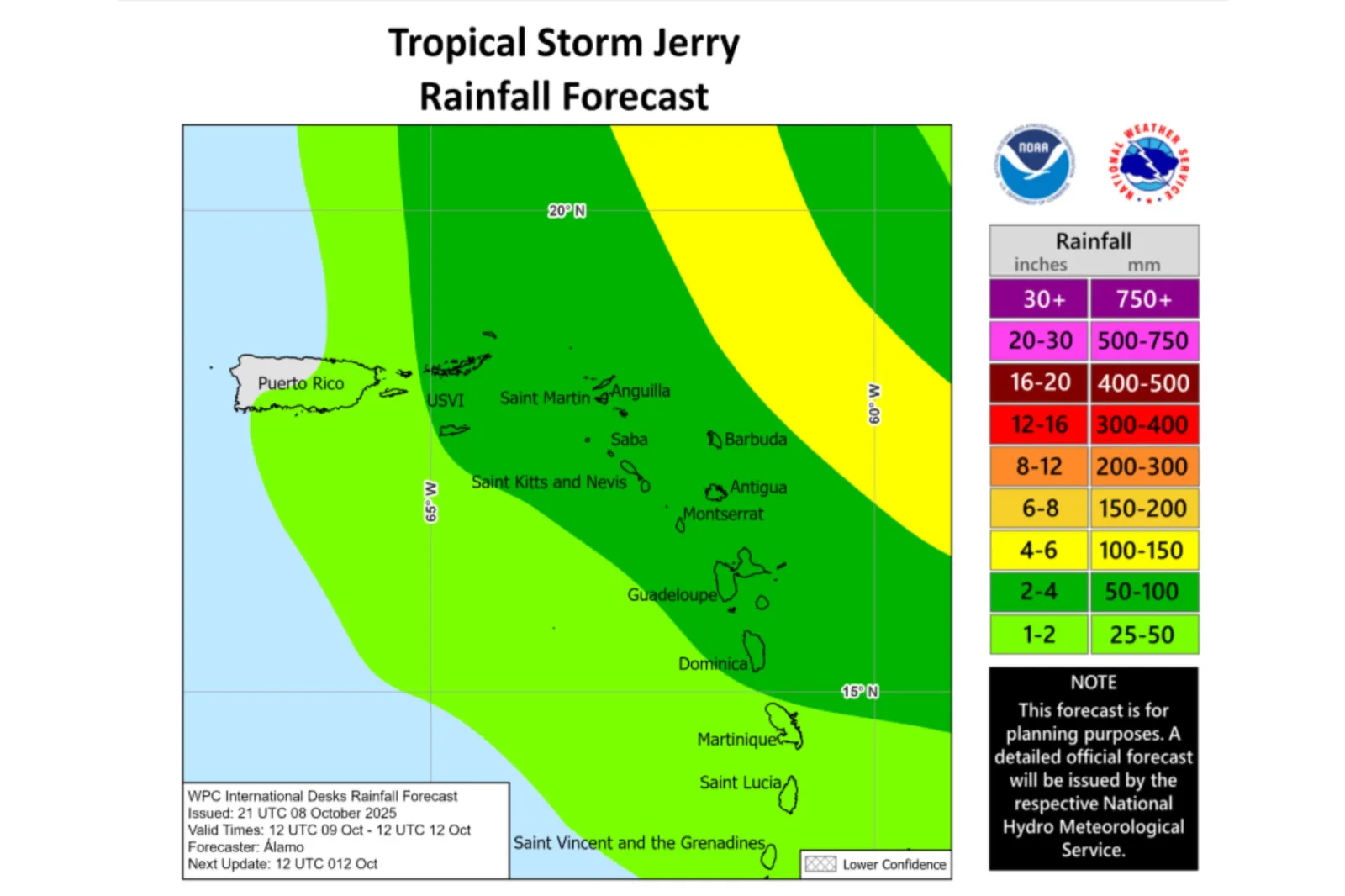 Tropical Storm Jerry path update reveals threats to US territory today ...