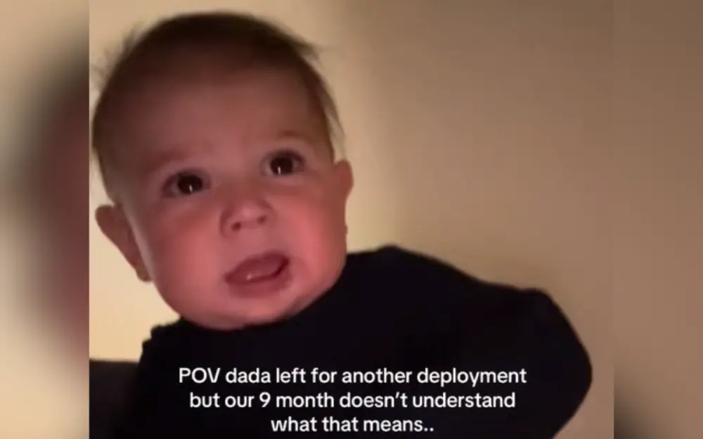 Navy Dad Deployed—Mom Captures Baby’s ‘Heartbreaking’ Realization He’s ...