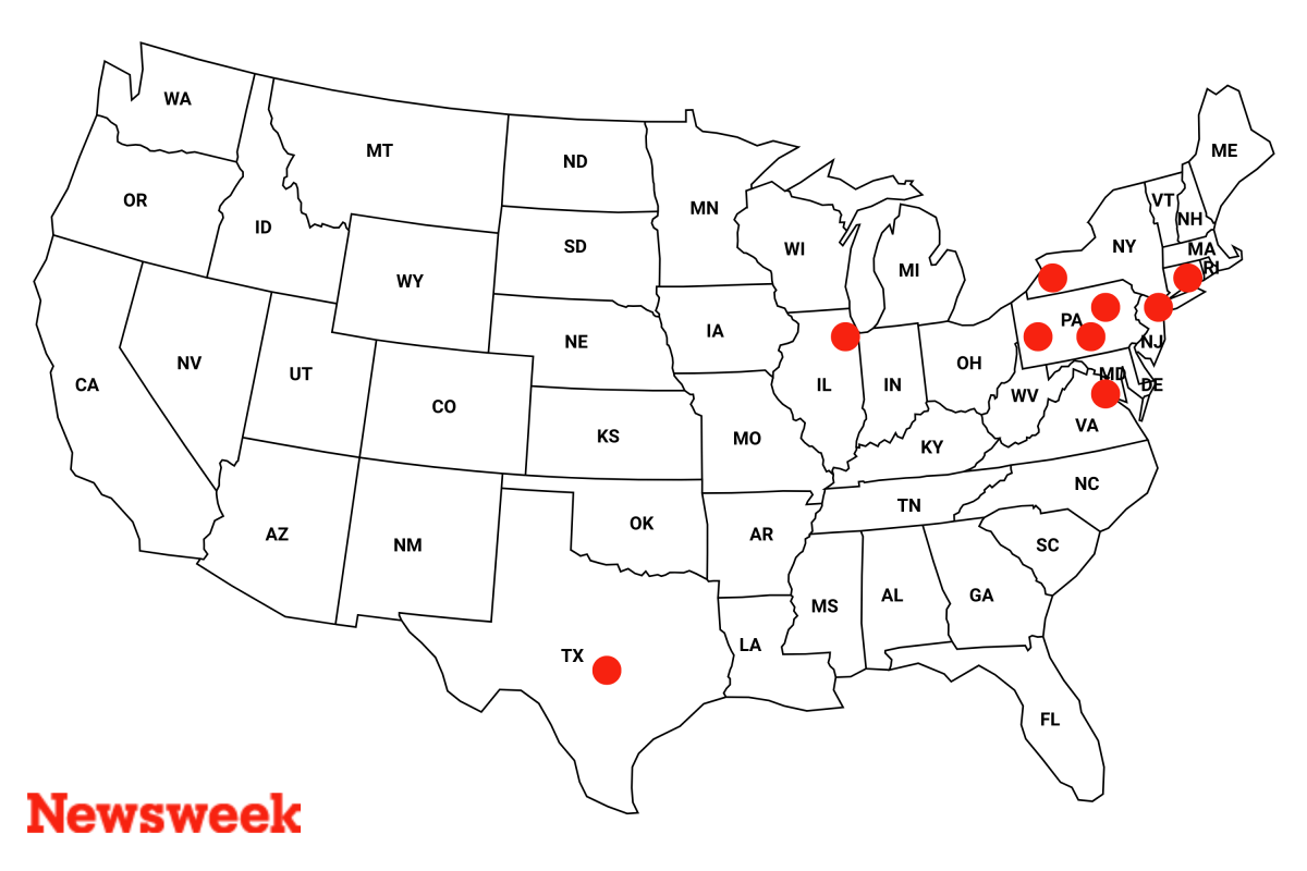 Map Reveals Where Saks Off Fifth Closing Raft of Stores - Newsweek