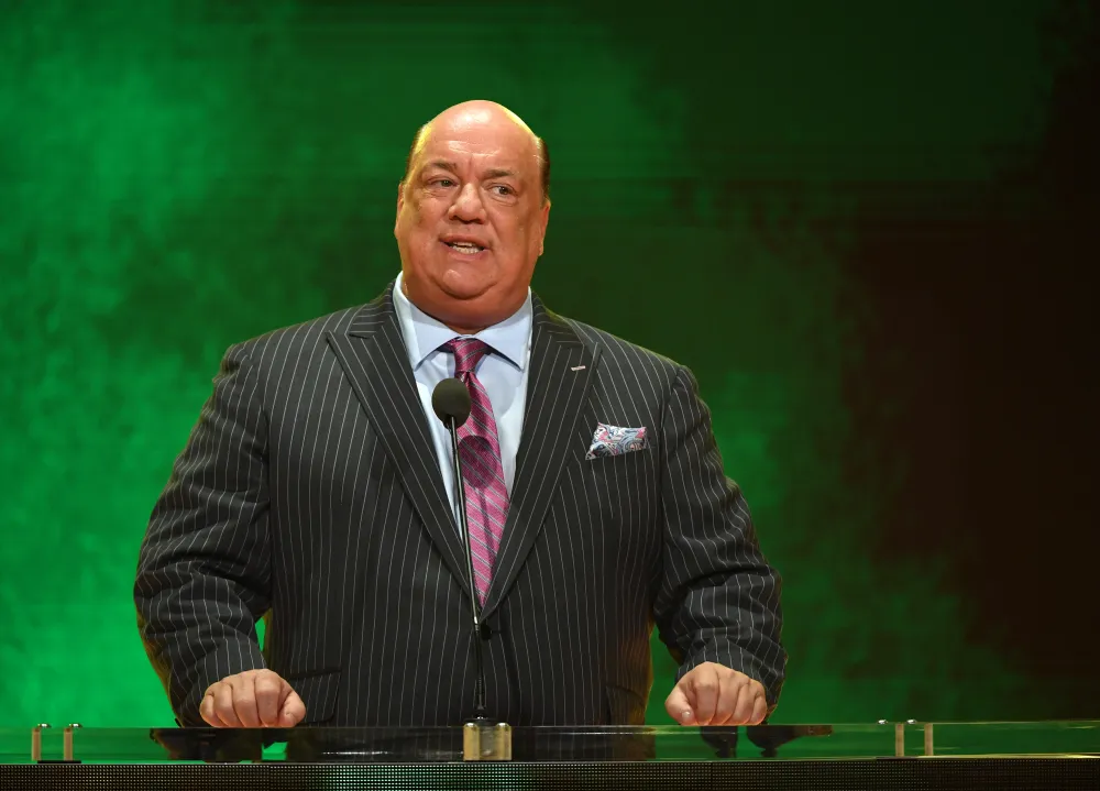 WWE’s Paul Heyman Goes Viral for Shoving Fan After Survivor Series ...