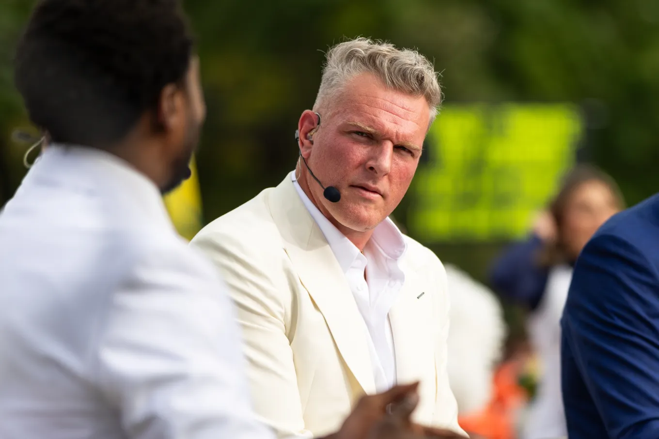 Pat McAfee, NFL Legend Aaron Donald Share Viral Moment on ‘College ...