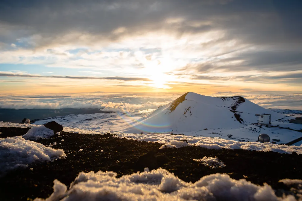 Parts of Hawaii Island Covered in Snow - Newsweek