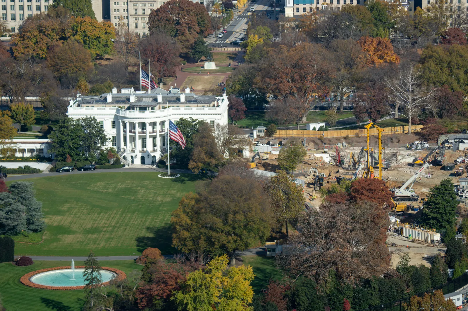 Before and After Photos Show Progress of White House East Wing ...
