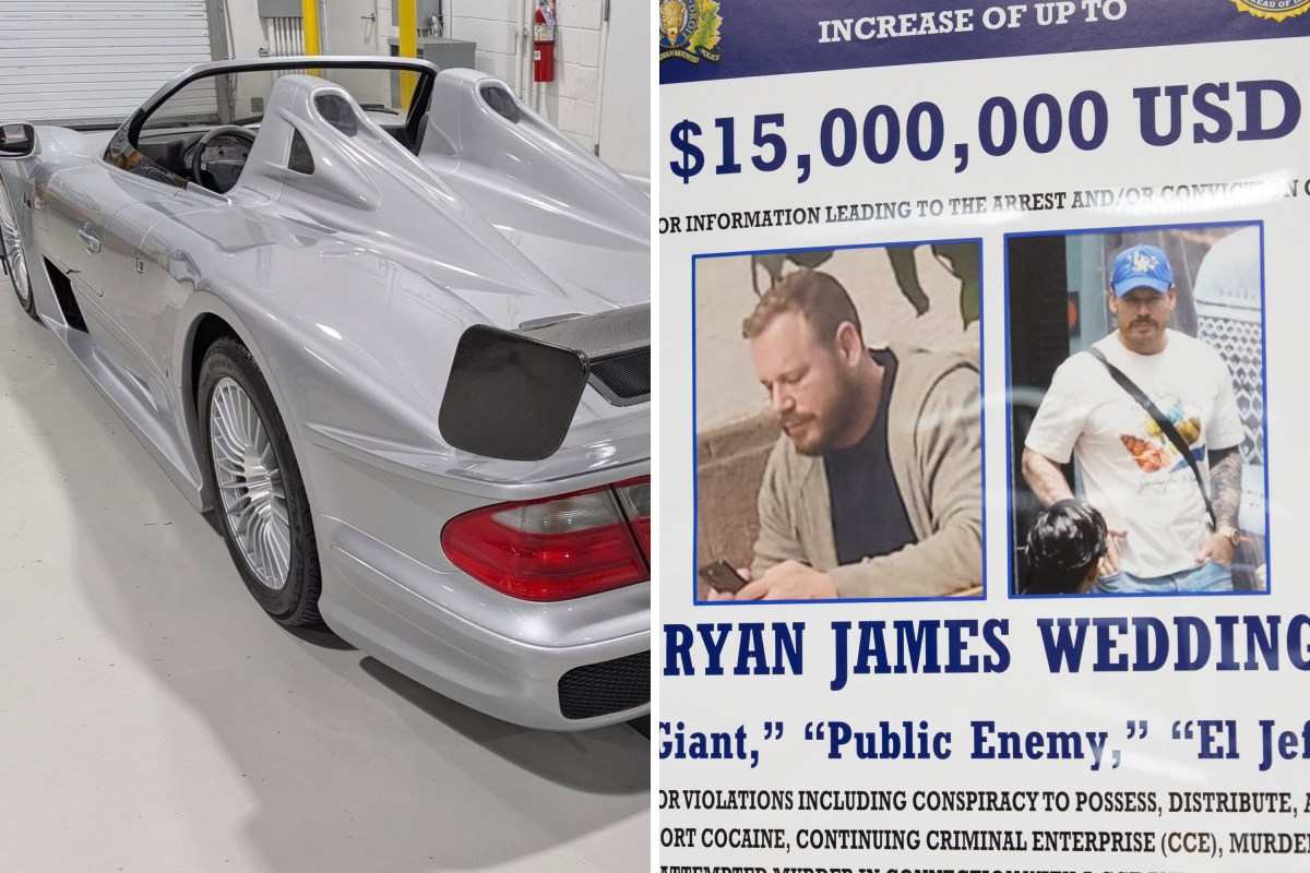 Rare $13M Mercedes CLK-GTR seized in hunt for top ten FBI Fugitive ...