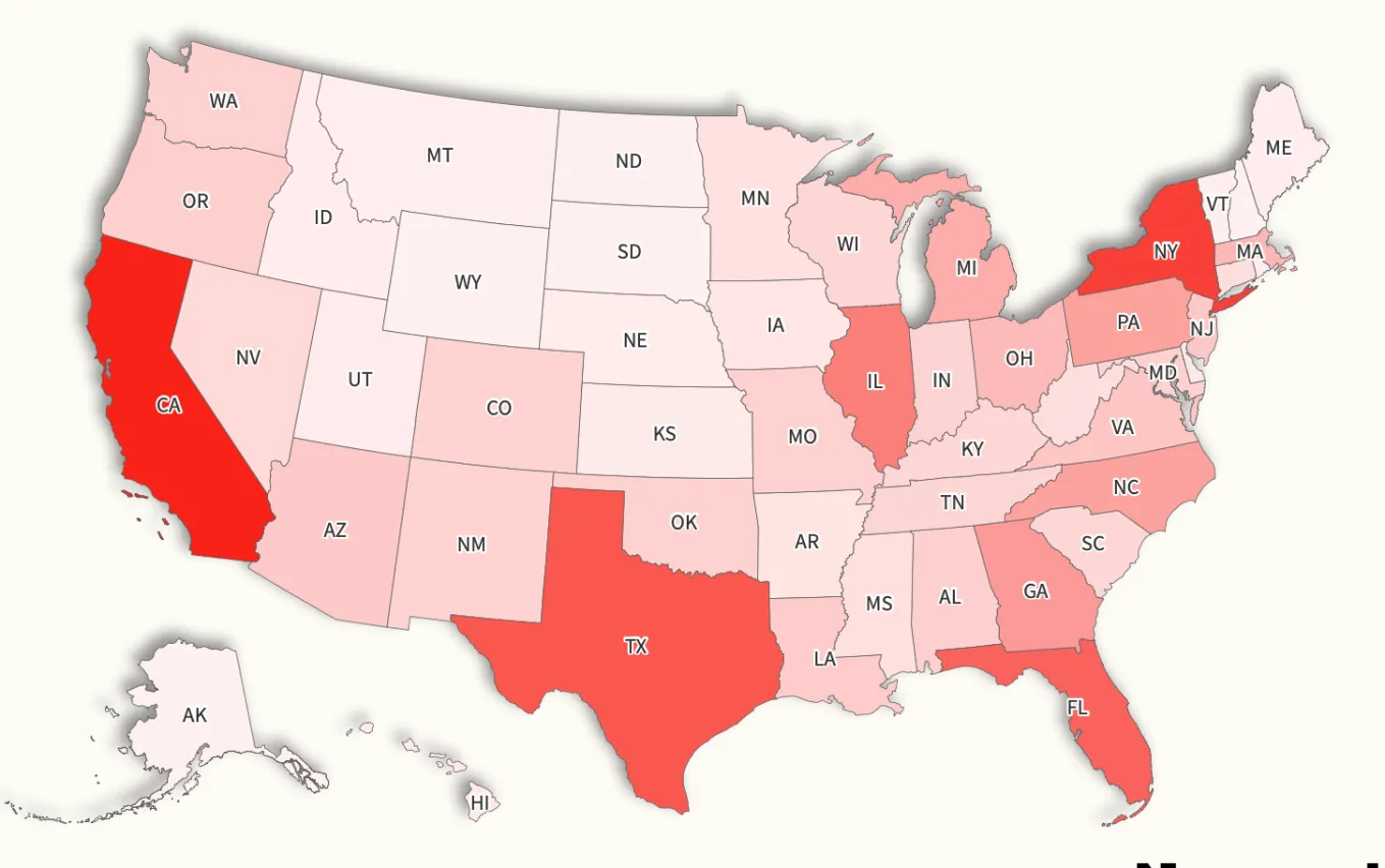 SNAP Benefits Map Shows How Many People Face Being Removed in Each ...