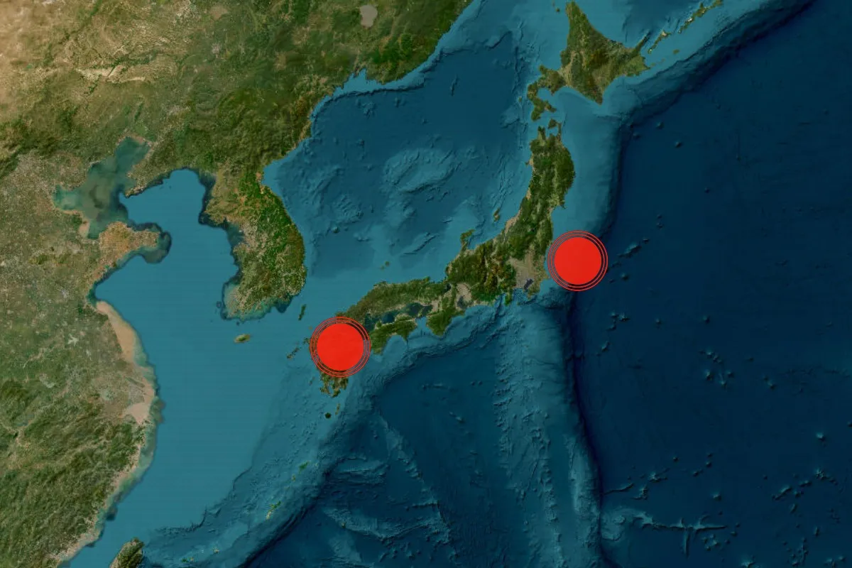 Two Earthquakes Strike Japan In Short Succession: What to Know - Newsweek