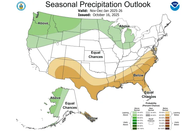 La Niña Map Shows Winter Weather Forecast for Each State - Newsweek