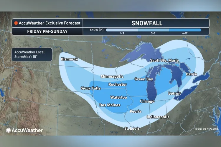 Thanksgiving winter storm live tracker, updates as heavy snow to hit ...