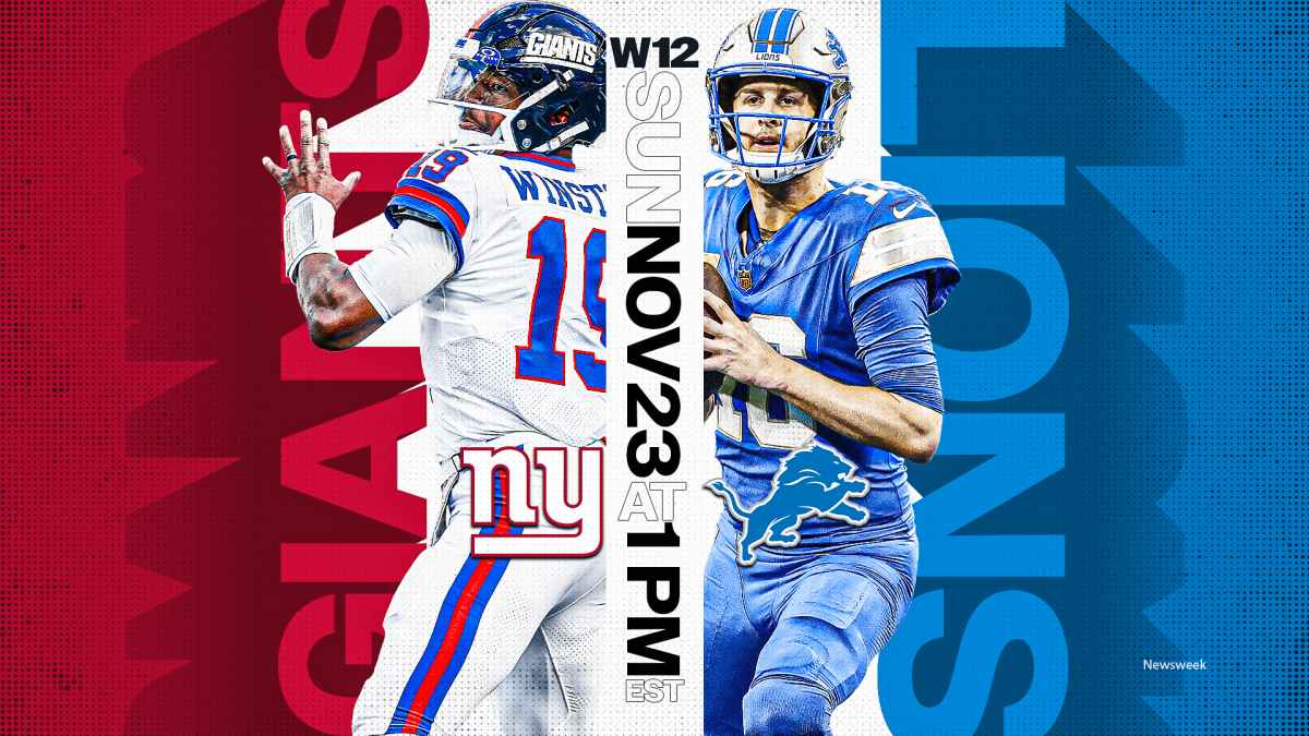 How to Watch Giants vs Lions: Live Stream NFL, TV Channel - Newsweek