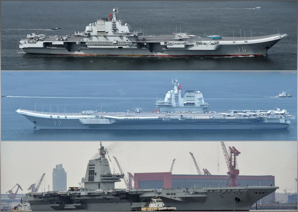 Satellites Find Two Chinese Aircraft Carriers at Naval Base - Newsweek