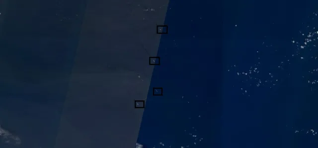 Satellite Photo Shows US Ships Enforcing Trump’s Venezuela Blockade ...