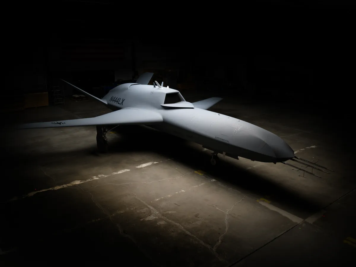 Exclusive: Photos show new flying drone that could accompany next-gen jets - Newsweek