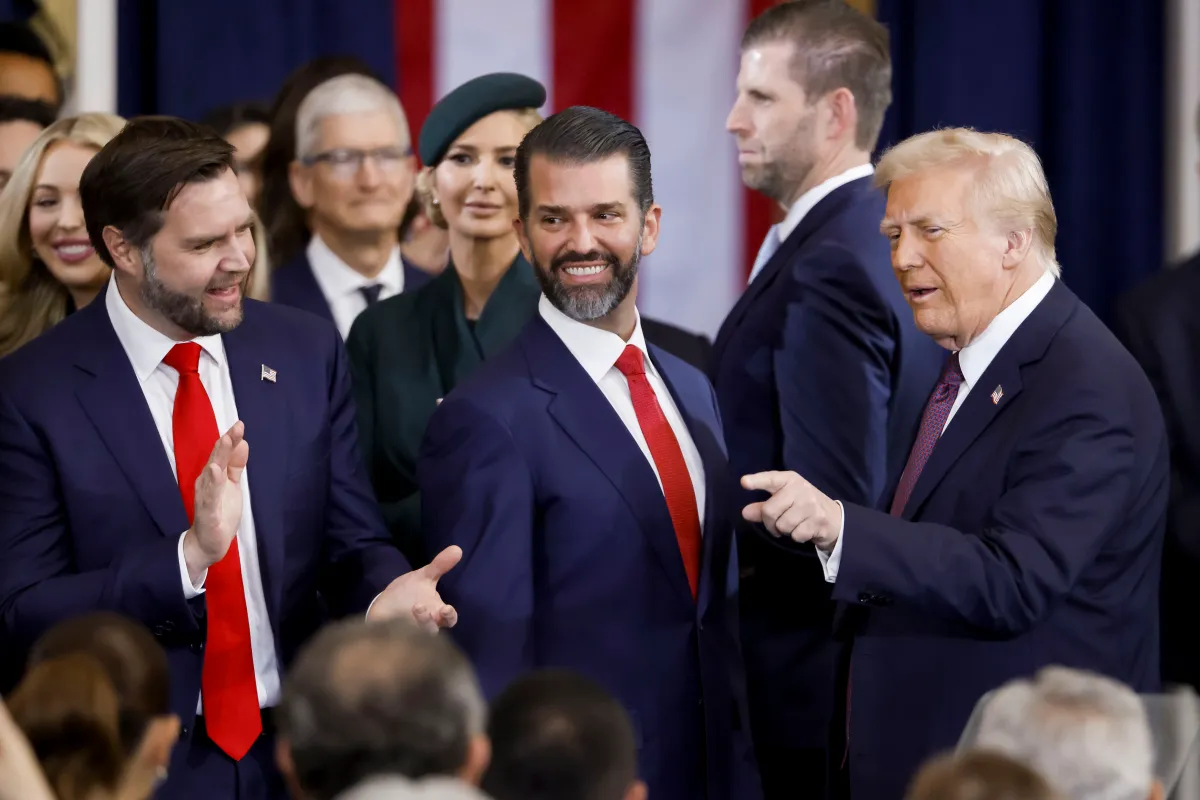 JD Vance, Donald Trump Jr. Bemoan Discrimination Against White Men ...