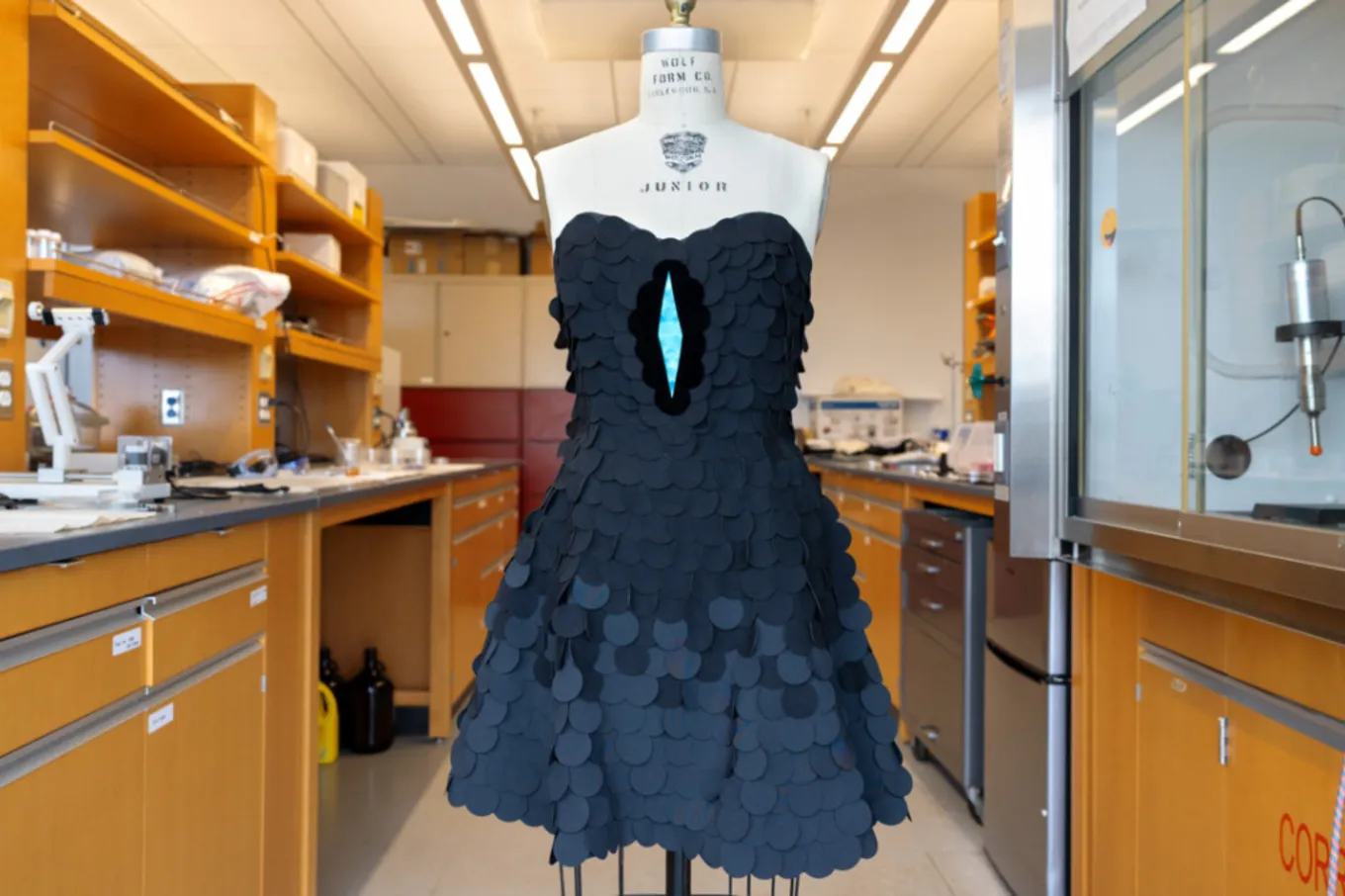 Is This Peak LBD? Scientists Reveal Dress Made With Darkest Ever Fabric ...