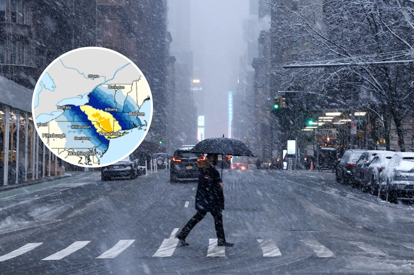 Map Shows States Facing 'Treacherous' Travel Amid Post-Christmas Winter ...
