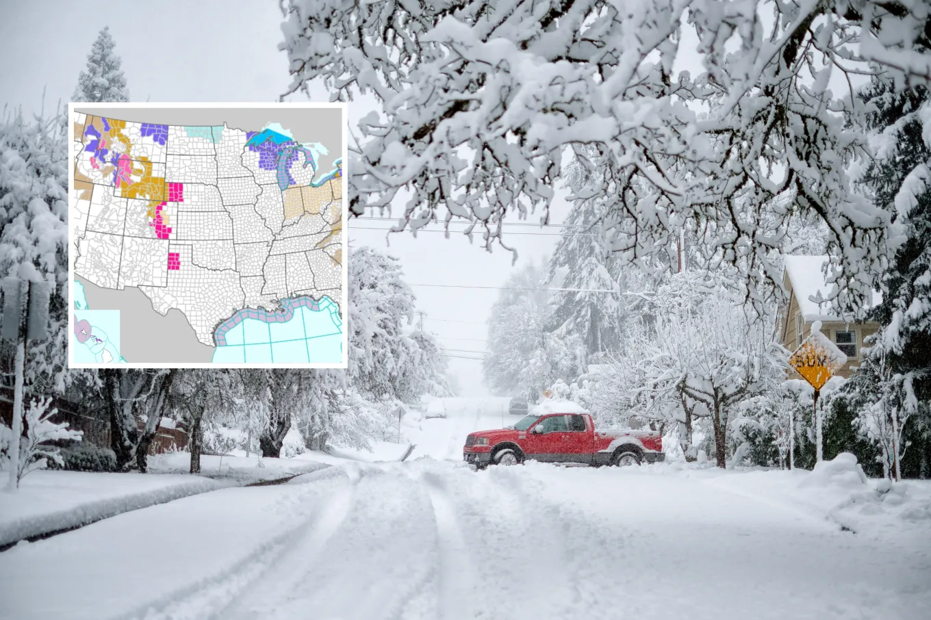 Winter Storm Warnings For 5 States With Up To 3 Feet of Snow To Strike ...