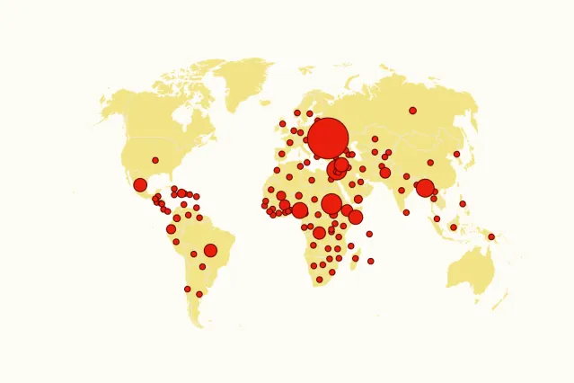 World Map Shows Deadliest Wars in 2025 - Newsweek