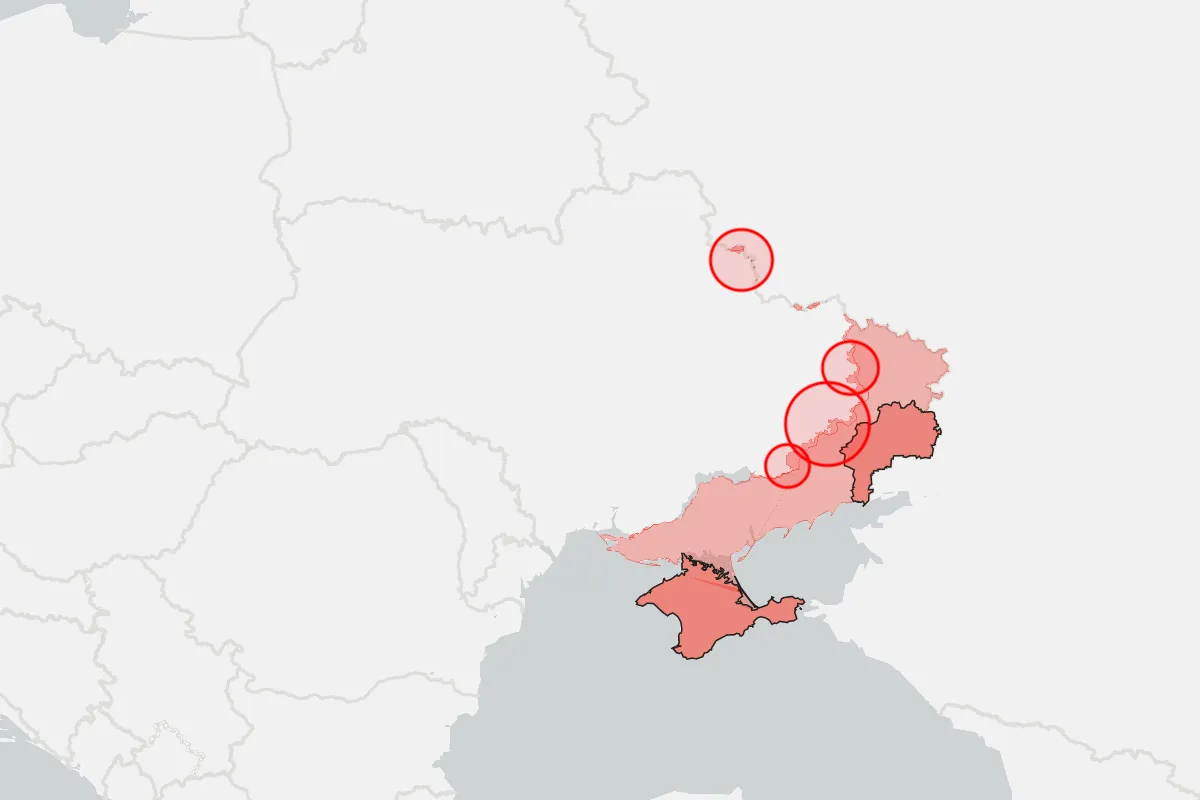 Ukraine war maps show ground won, lost in 2025 - Newsweek